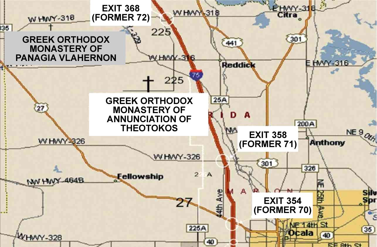 Directions to the Monastery